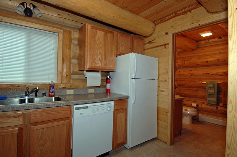 Stay in a Rustic Alaskan Cabin with Private Baths and a Full Kitchen